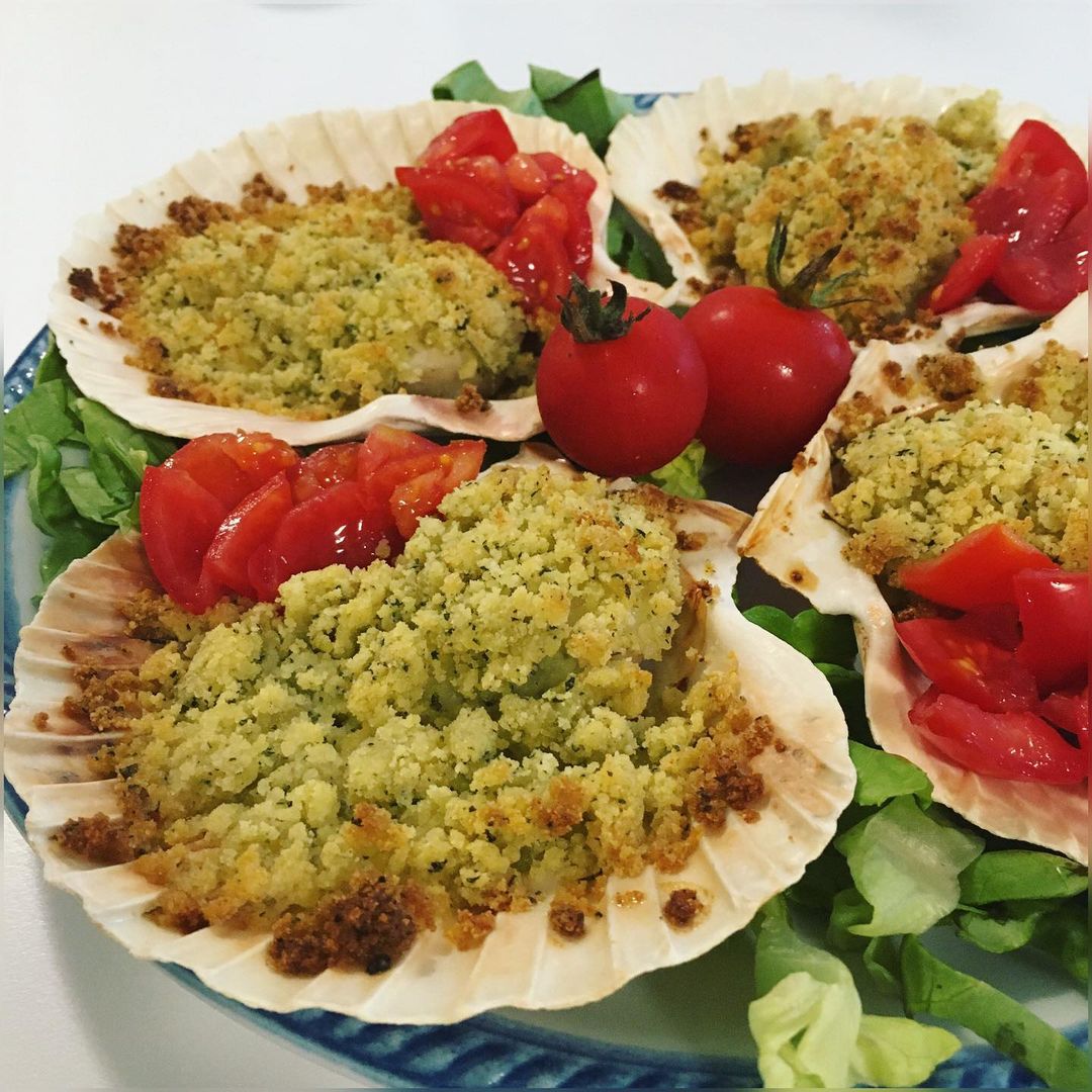 capesante gratinate la ricetta